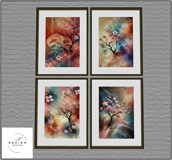 Second Life Marketplace - [15th] Design ART Multi Frame - Sakura Dream ...